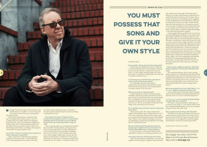 A Conversation With Boz Scaggs Boz Scaggs Lyrics And Information
