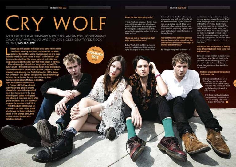 Interview: Wolf Alice - Songwriting Magazine